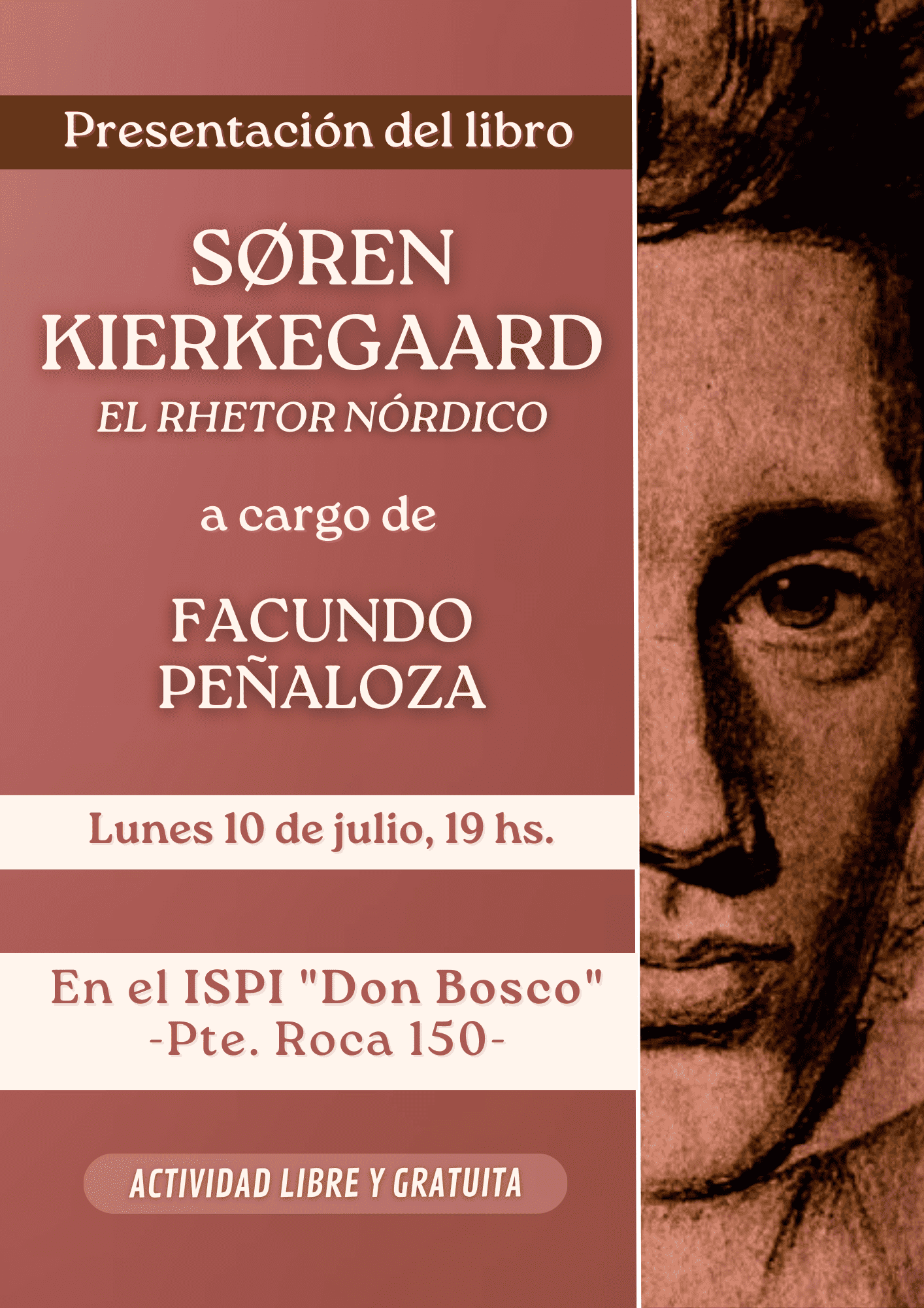 Presentación del libro "Søren Kierkegaard, el rhetor nórdico" en el ...