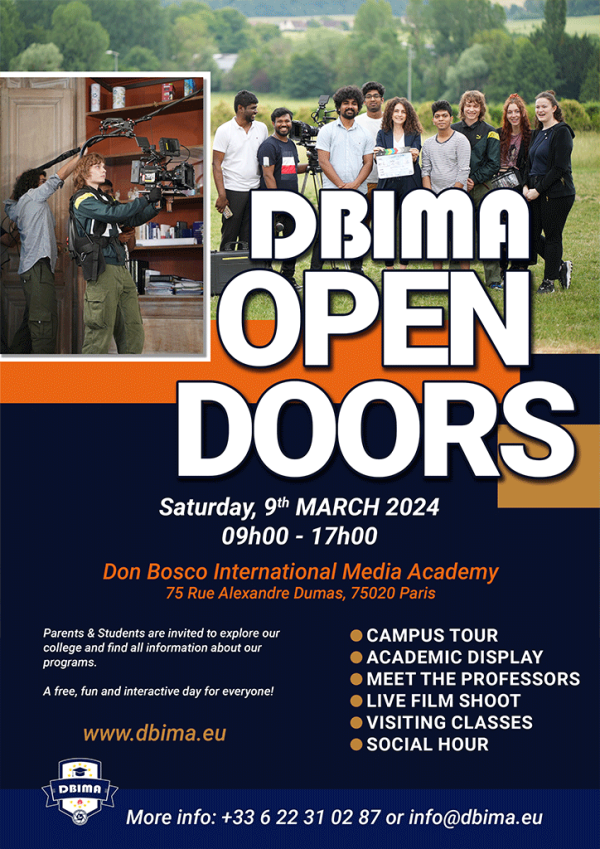 Open Doors: Don Bosco International Media Academy (Paris)